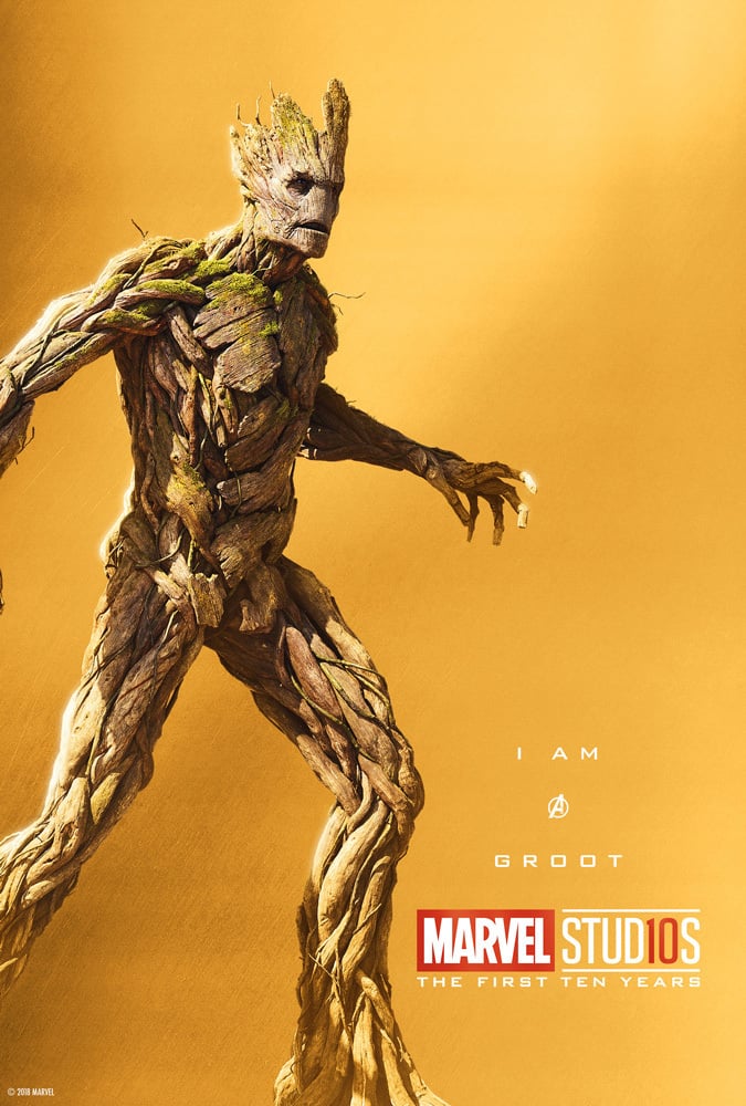 Marvel Studios Celebrating 10th Anniversary Posters | POPSUGAR ...