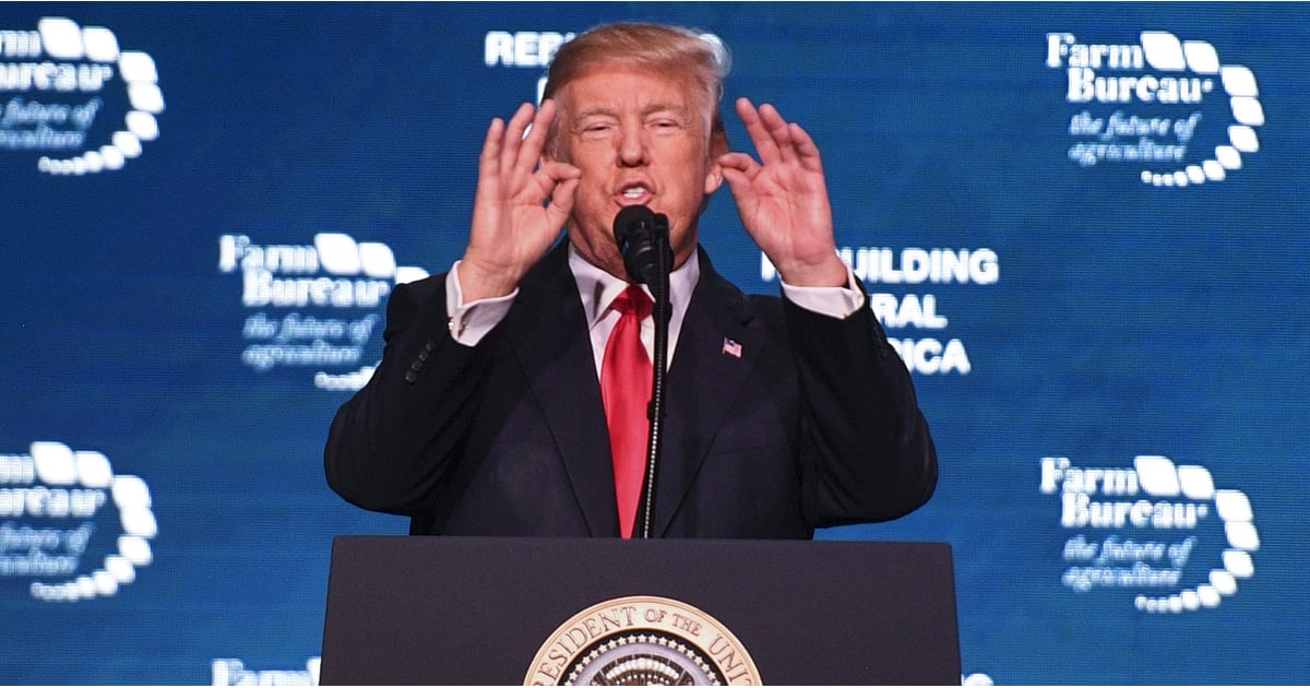 Donald Trump Farm Bureau Speech January 2018 | POPSUGAR News