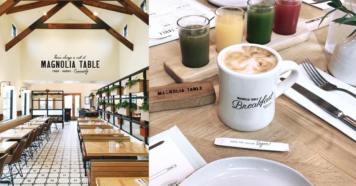 Chip and Joanna Gaines's Magnolia Table Restaurant Pictures | PS Family