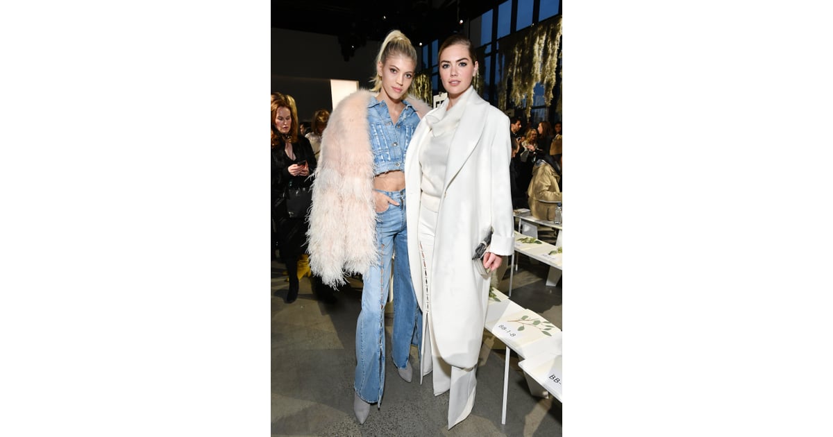 Devon Windsor and Kate Upton | Celebrities in the Front Row at Fashion ...