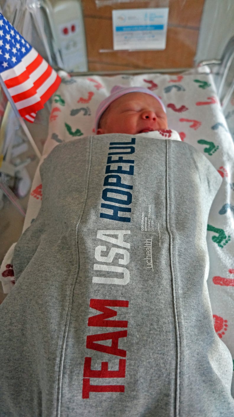 Team USA Hopeful Burp Cloths on Babies Born During Olympics | POPSUGAR ...