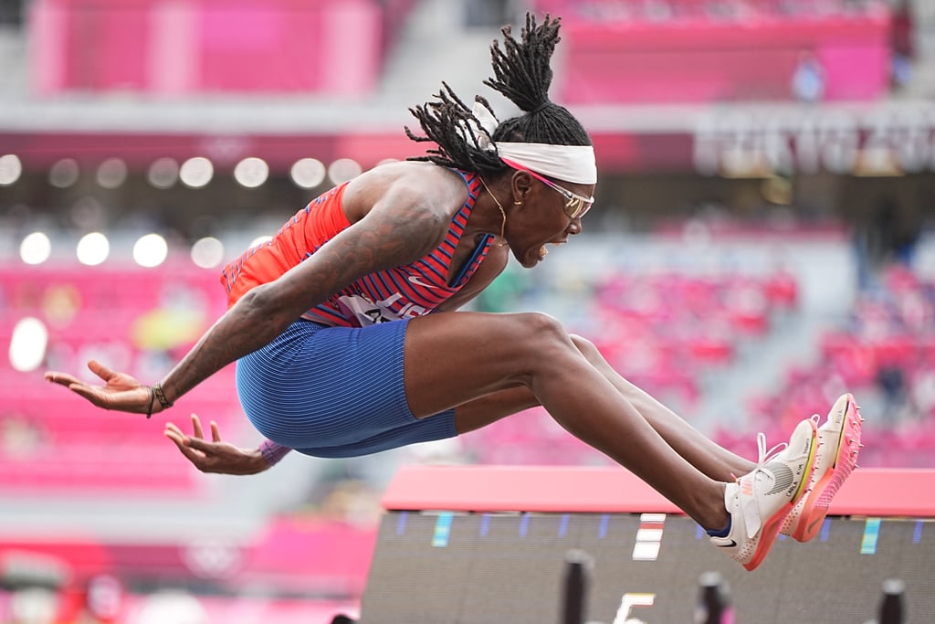 Brittney Reese Wins Silver in Long Jump For Team USA | POPSUGAR Fitness