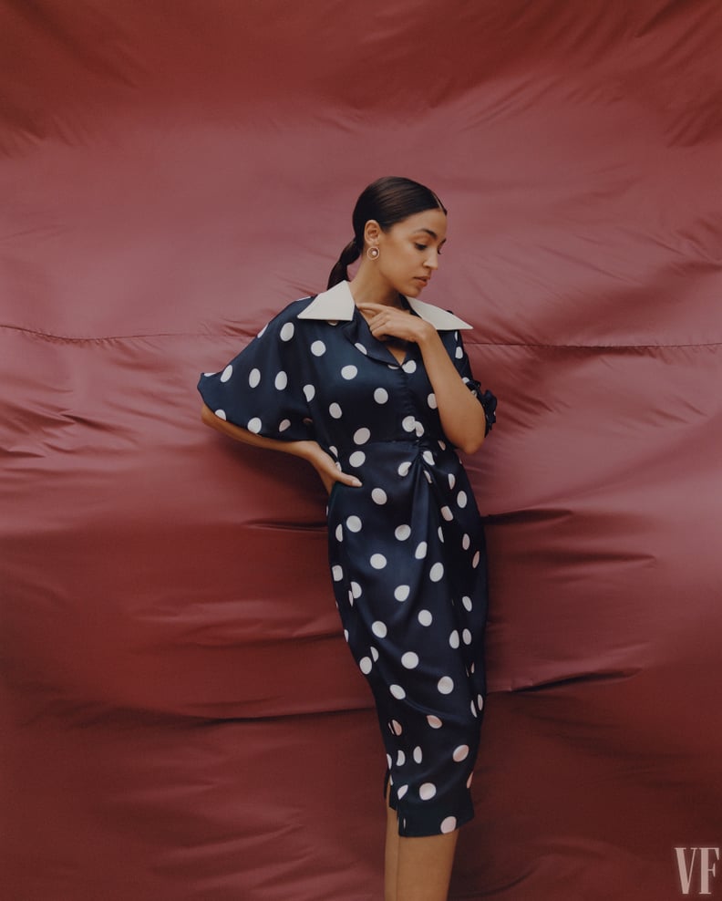 Alexandria Ocasio-Cortez Outfits Vanity Fair December 2020 | PS Fashion