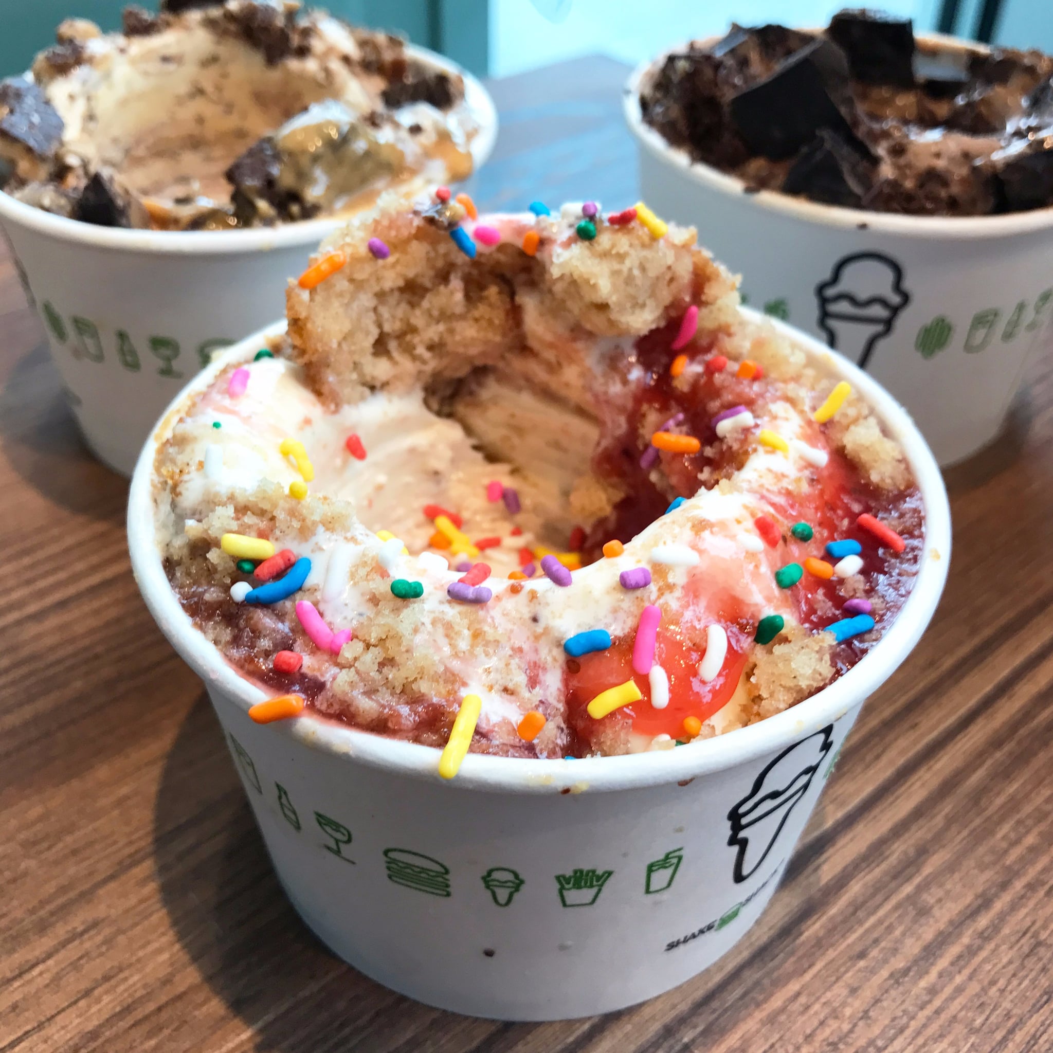Shake Shack Rainbow Connection Concrete POPSUGAR Food