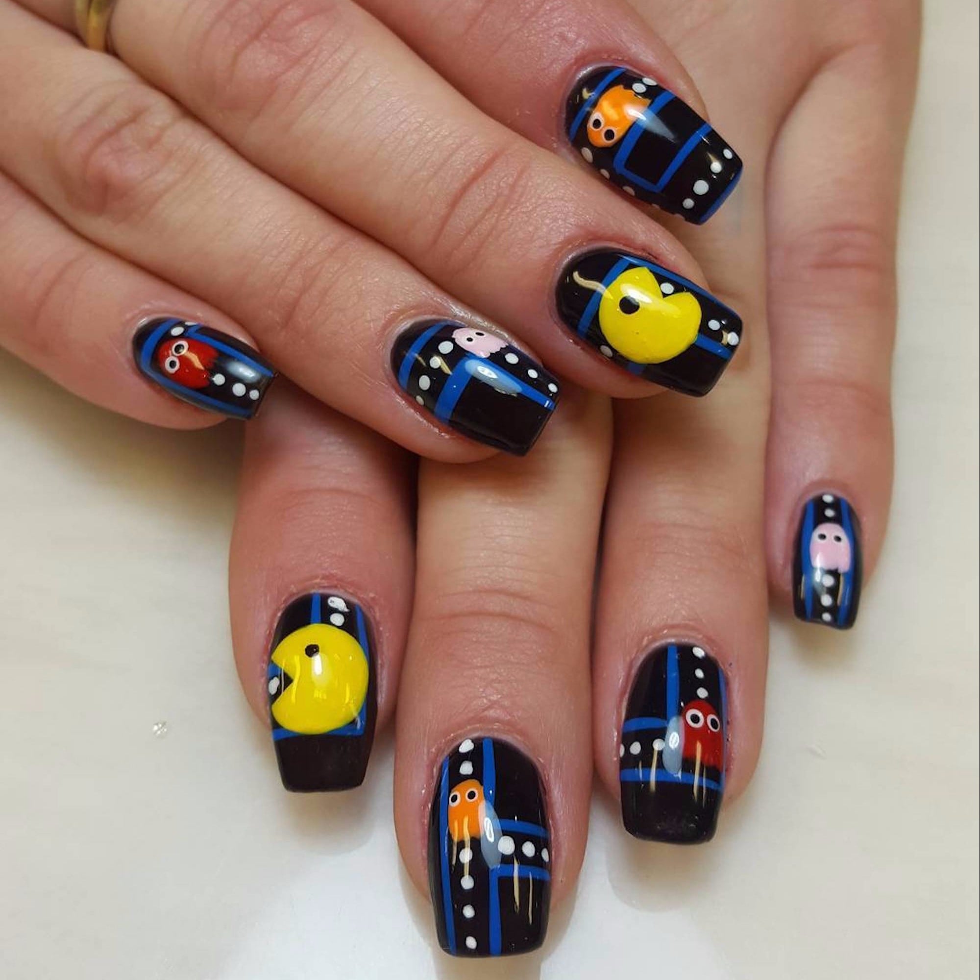 Pac-Man Nail Art Ideas | PS Beauty