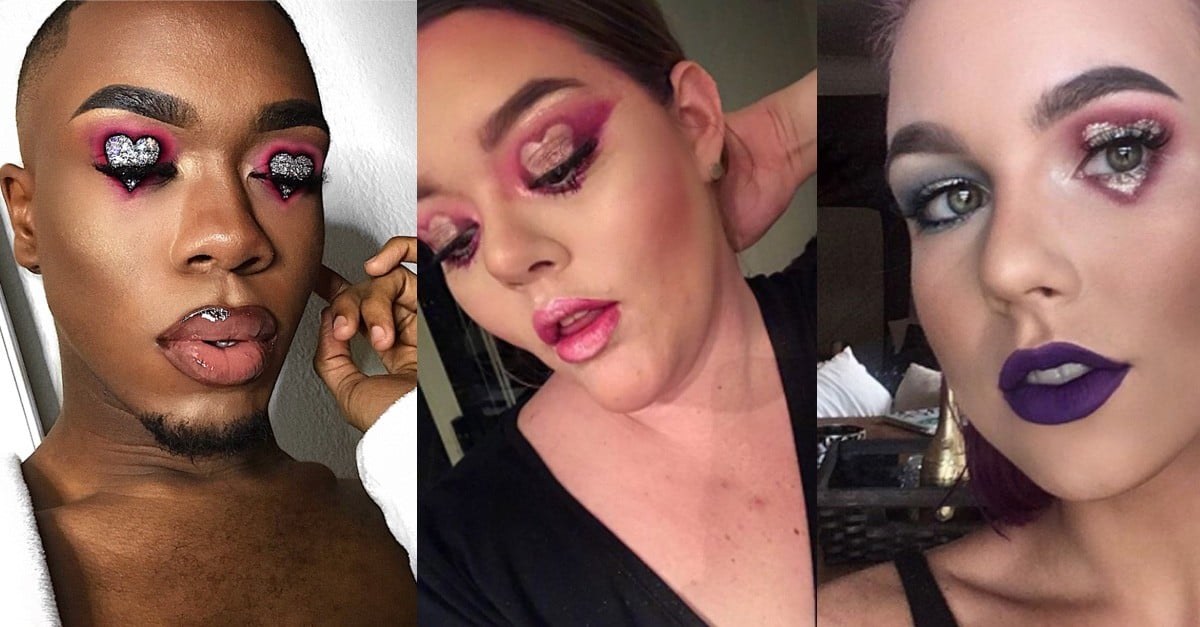 Valentine's Day Heart Eye Shadow Inspiration | POPSUGAR Beauty