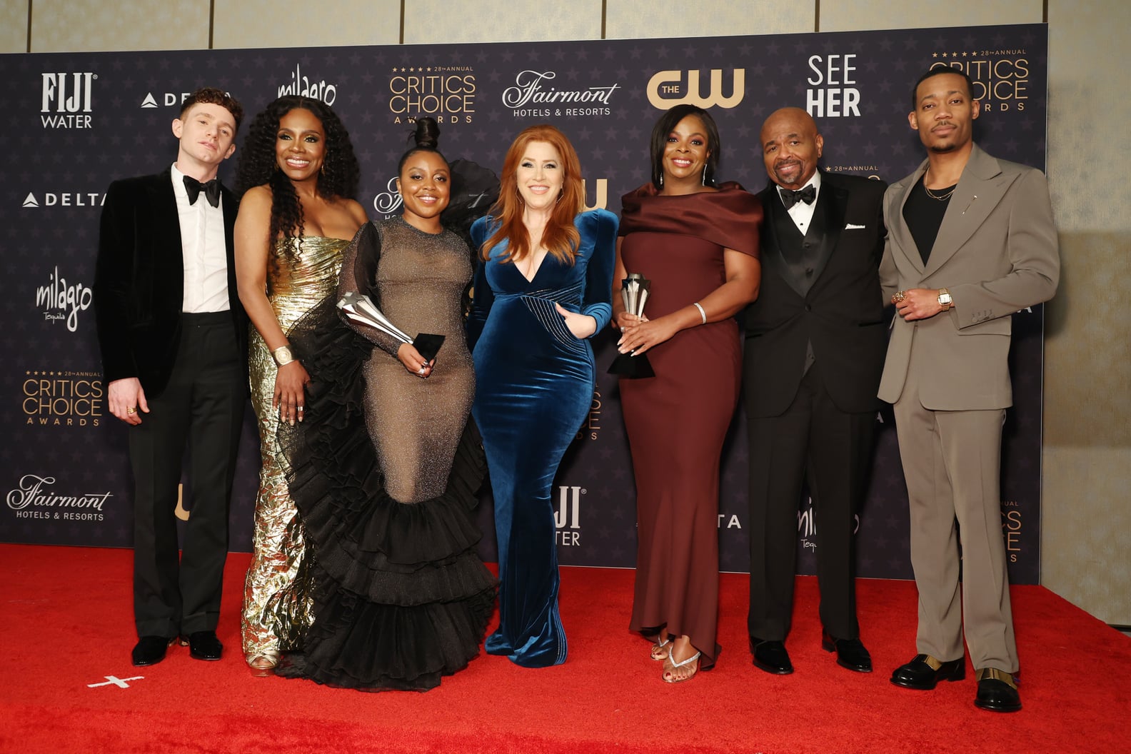 Abbott Elementary Cast at Critics' Choice Awards 2023 | POPSUGAR Celebrity