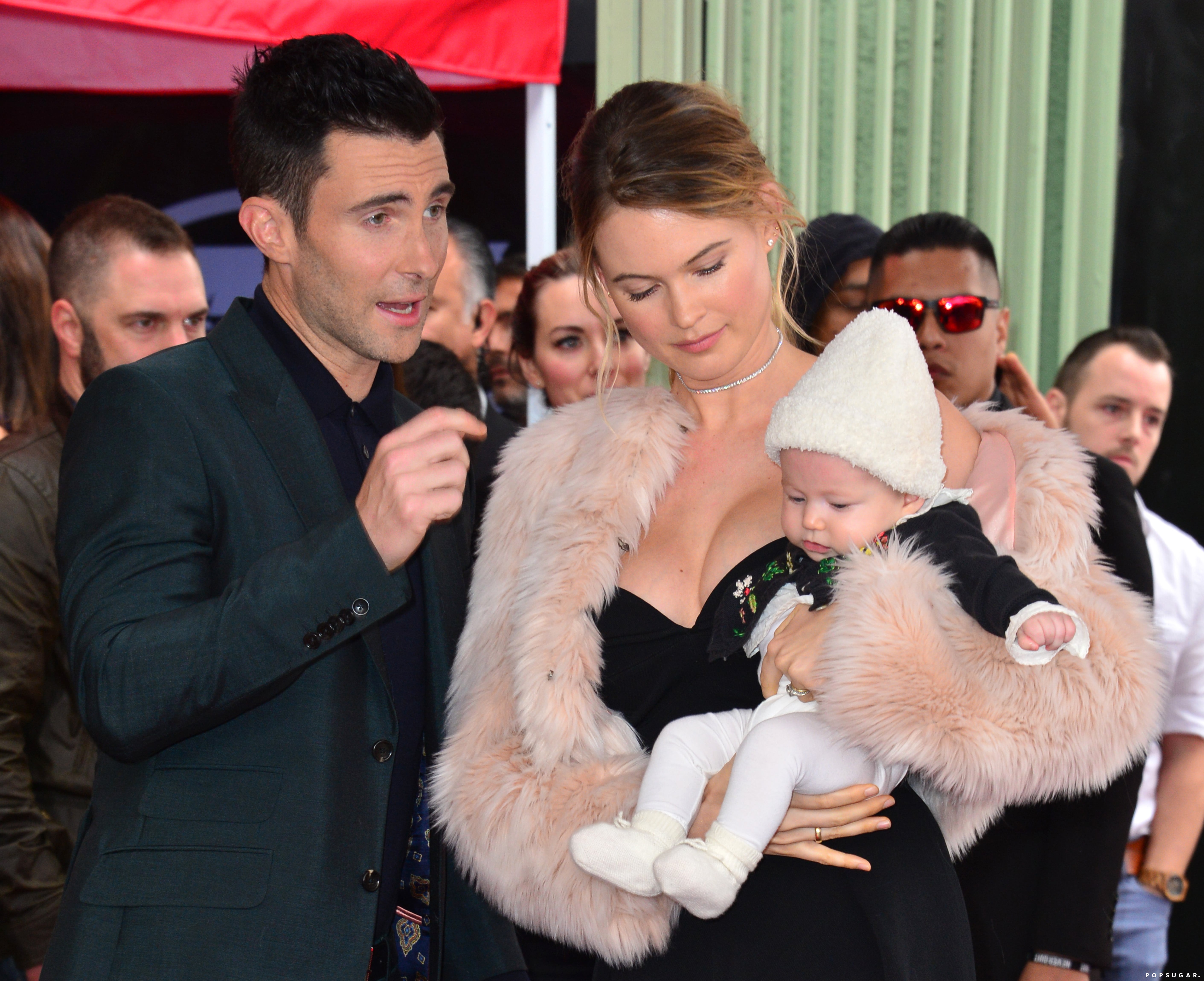 Adam Levine and Baby Dusty at Hollywood Walk of Fame 2017 | PS Celebrity