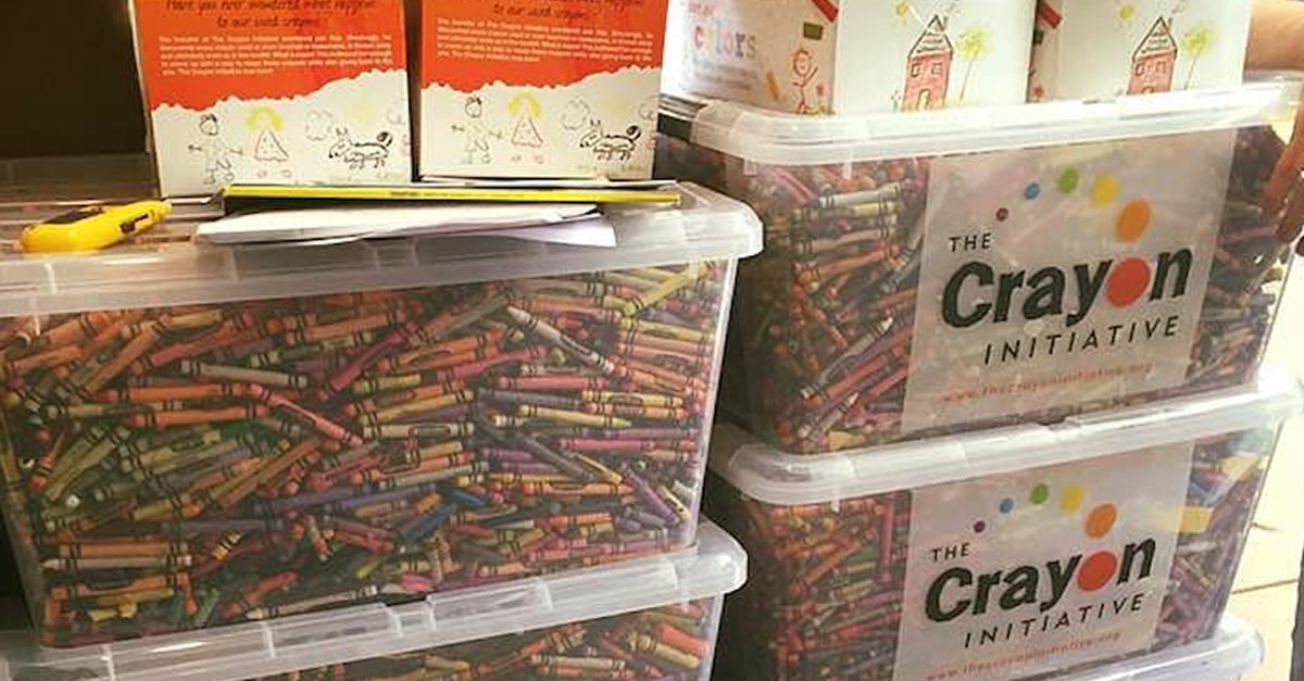 Dad Uses Old Crayons to Make New Ones For Kids in Hospitals | PS Family