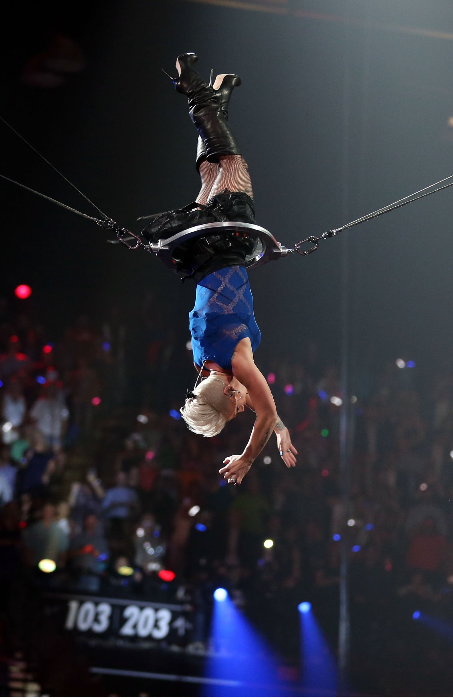 Pink Flying During Performances Pictures | PS Celebrity