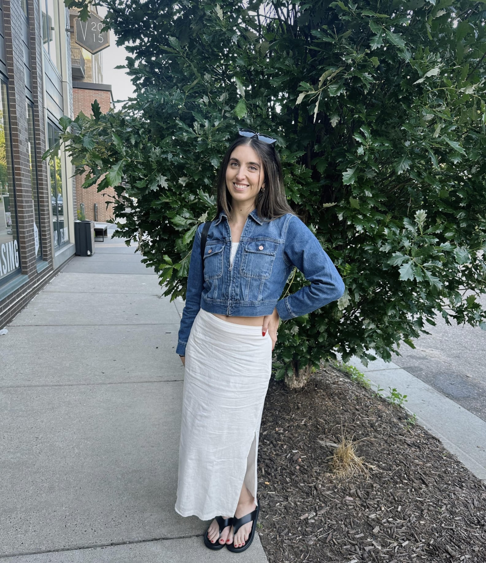 Gap Cropped Denim Jacket Review With Photos | PS Fashion