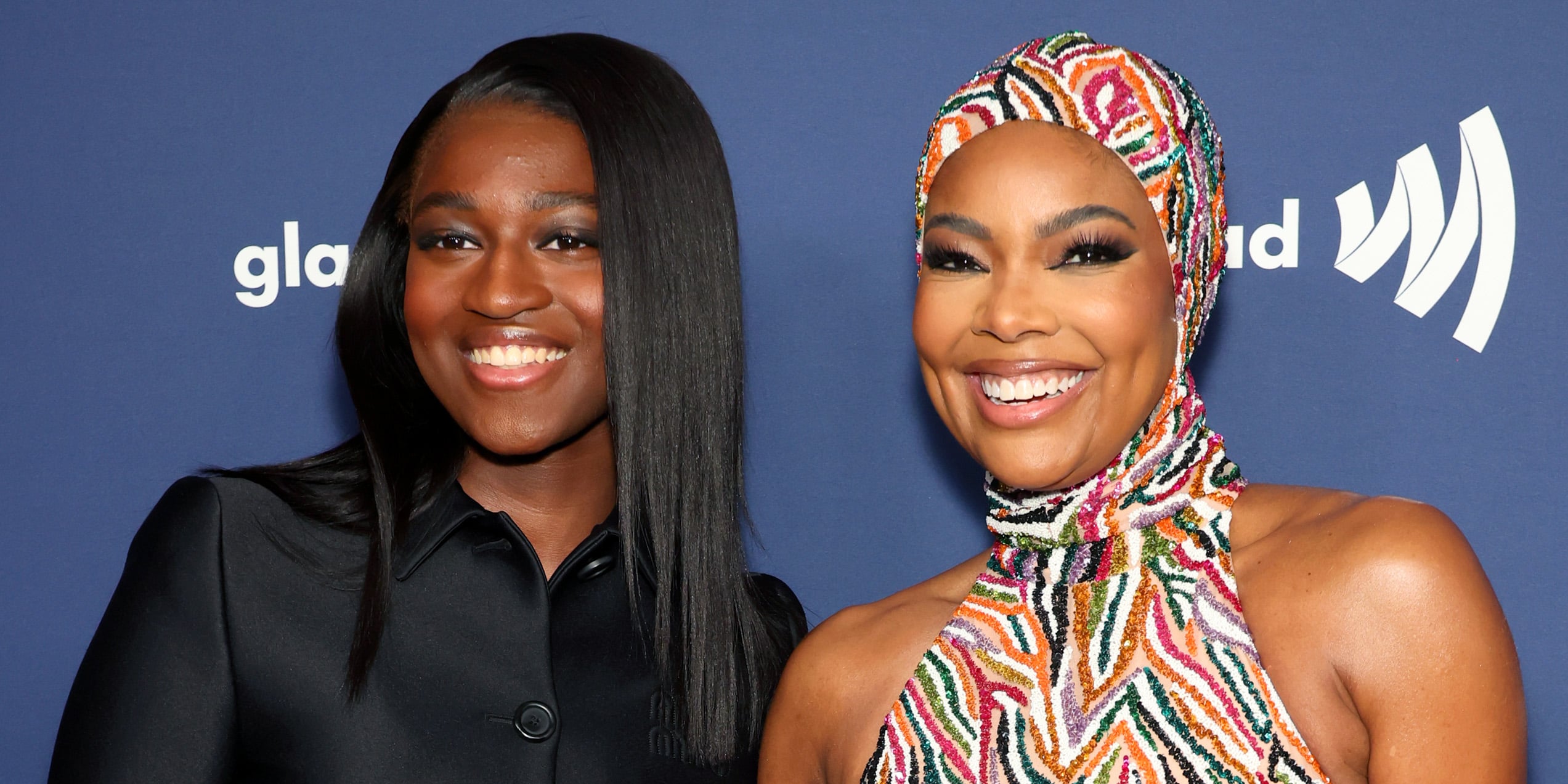 Zaya Wade and Gabrielle Union at 2023 GLAAD Media Awards | PS Celebrity