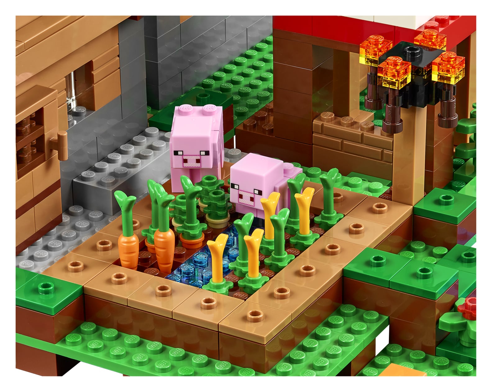 Pictures of Lego Minecraft The Village Set | PS Family