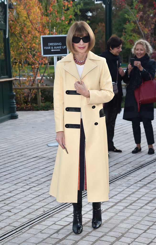 Anna Wintour | Celebrities Front Row at Paris Fashion Week Spring 2016 ...