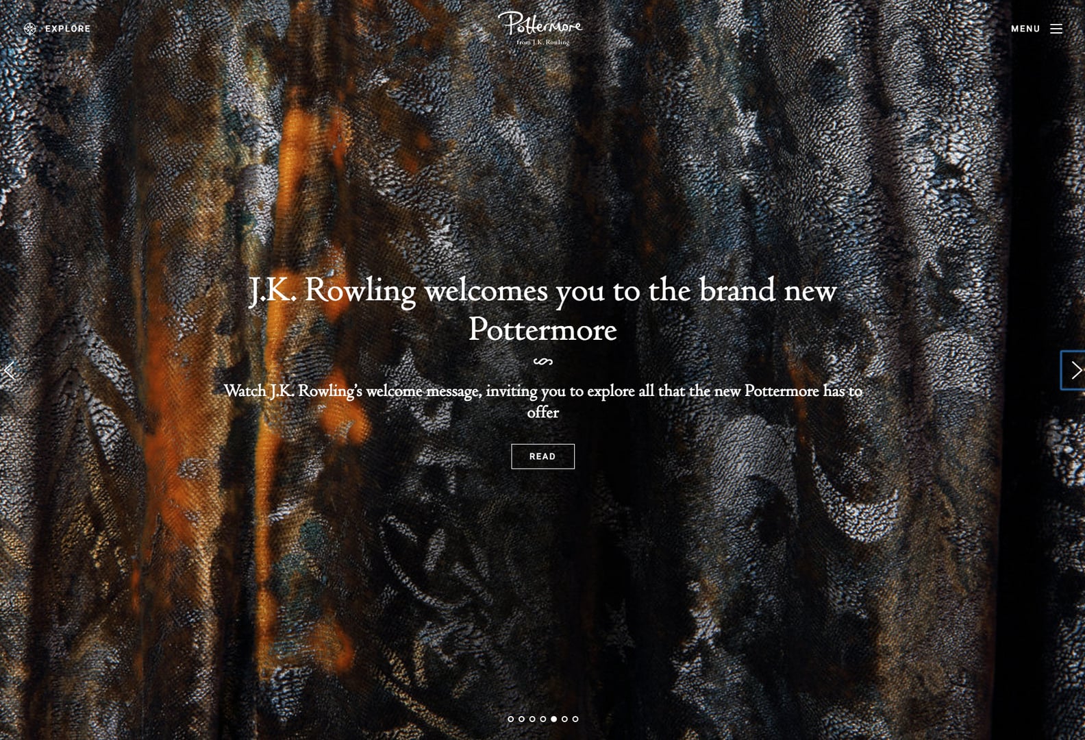 New Pottermore Website | PS Tech
