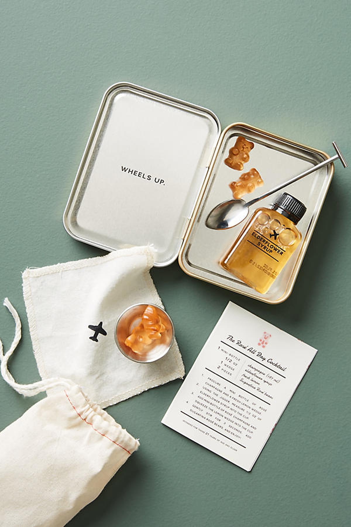 Sugarfina Rose All Day Carry-On Cocktail Kit | PS Food