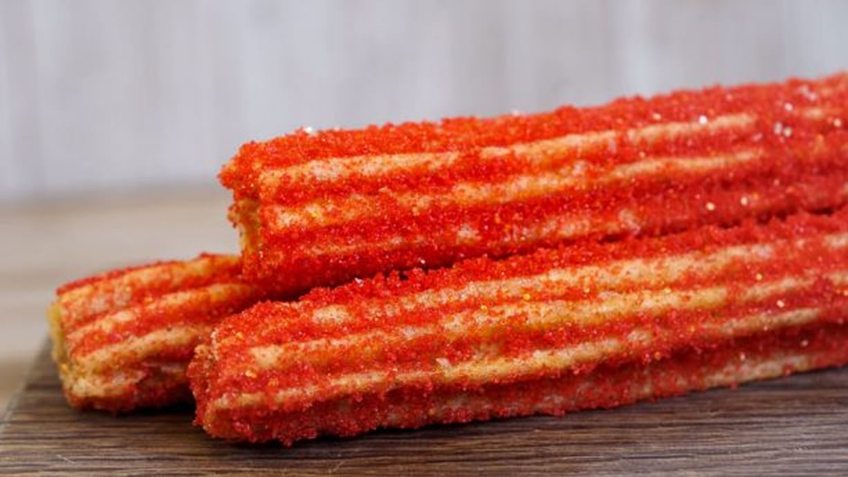 Disney California Adventure Pixar Pier Spicy Caliente Churro | POPSUGAR ...