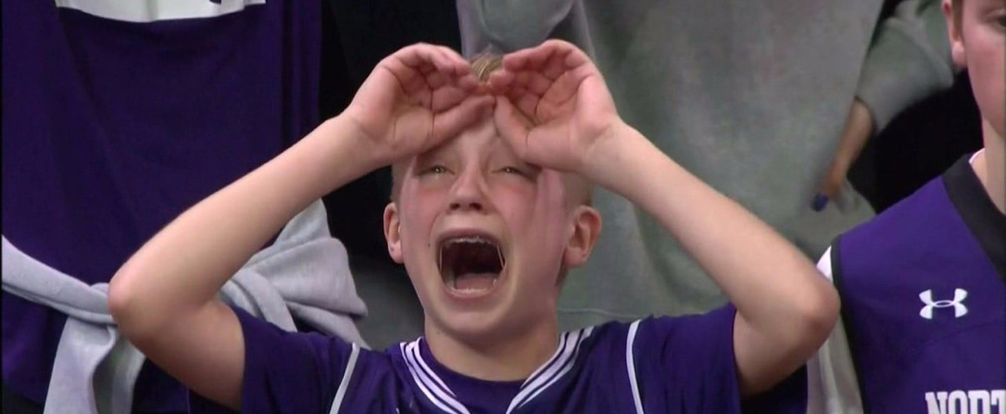 March Madness 2017 Northwestern Kid Crying Meme | PS Tech