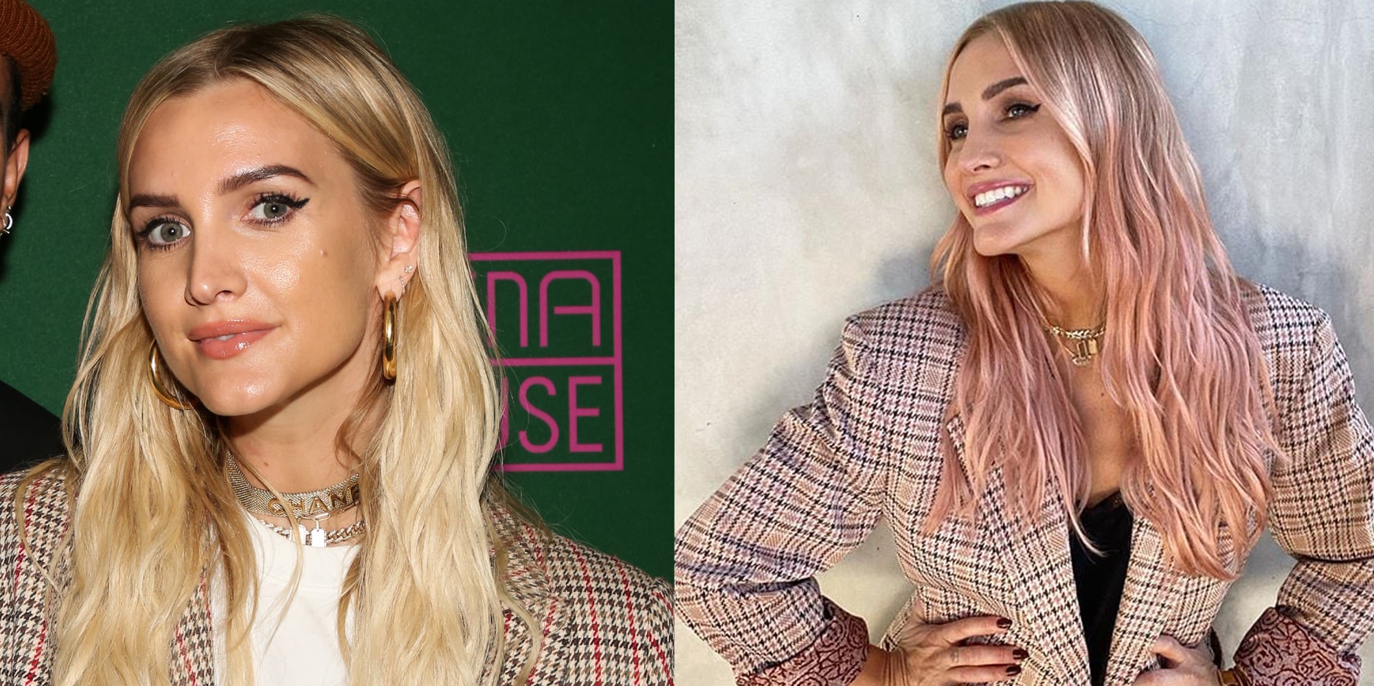 Ashlee Simpson "Pumpkin" Pink Hair Color | PS Beauty