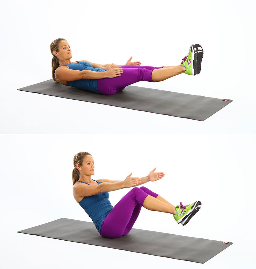 V Sit Ab Floor Workout POPSUGAR Fitness Photo 4
