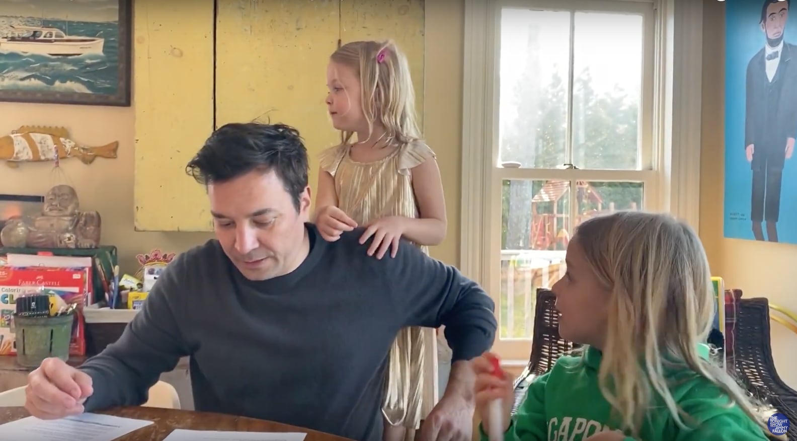 Jimmy Fallon Shows Off His Quirky House on The Tonight Show | POPSUGAR Home