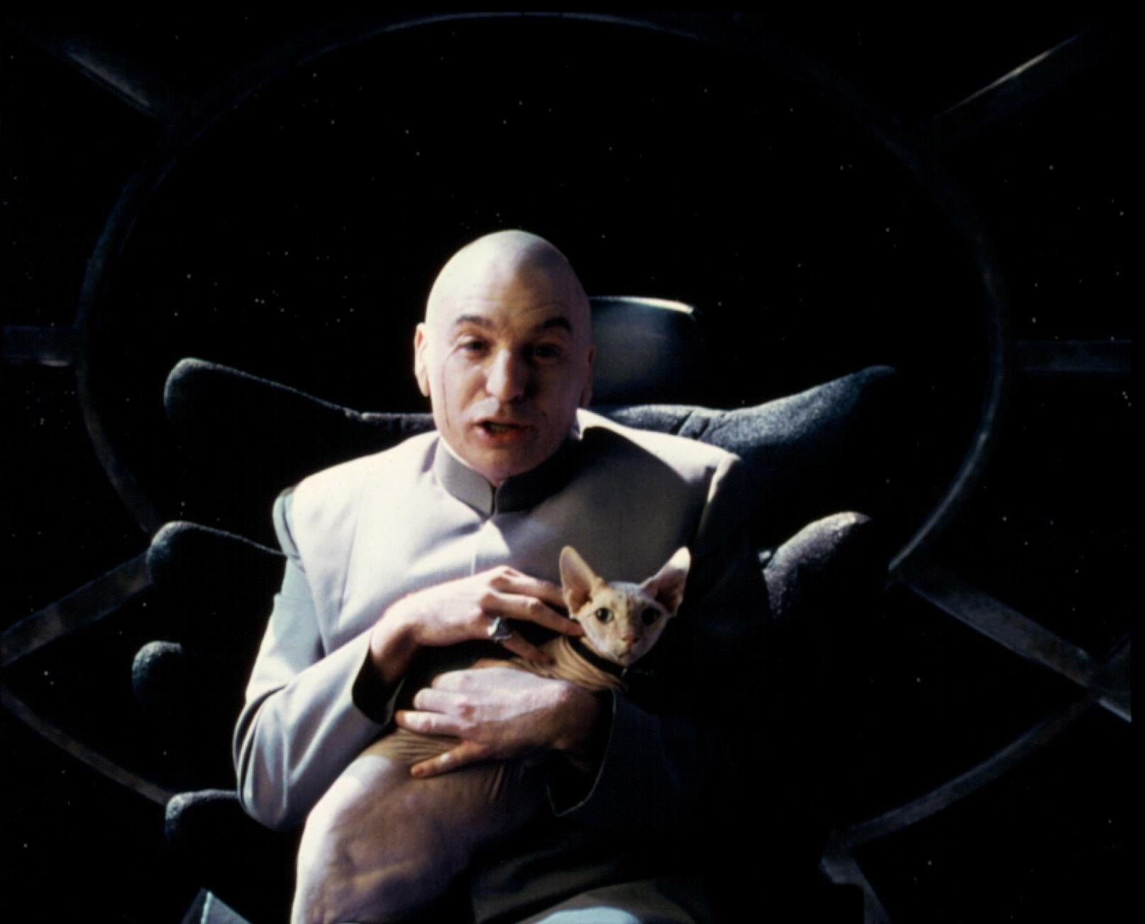 Dr Evil And Mini Me Cat
