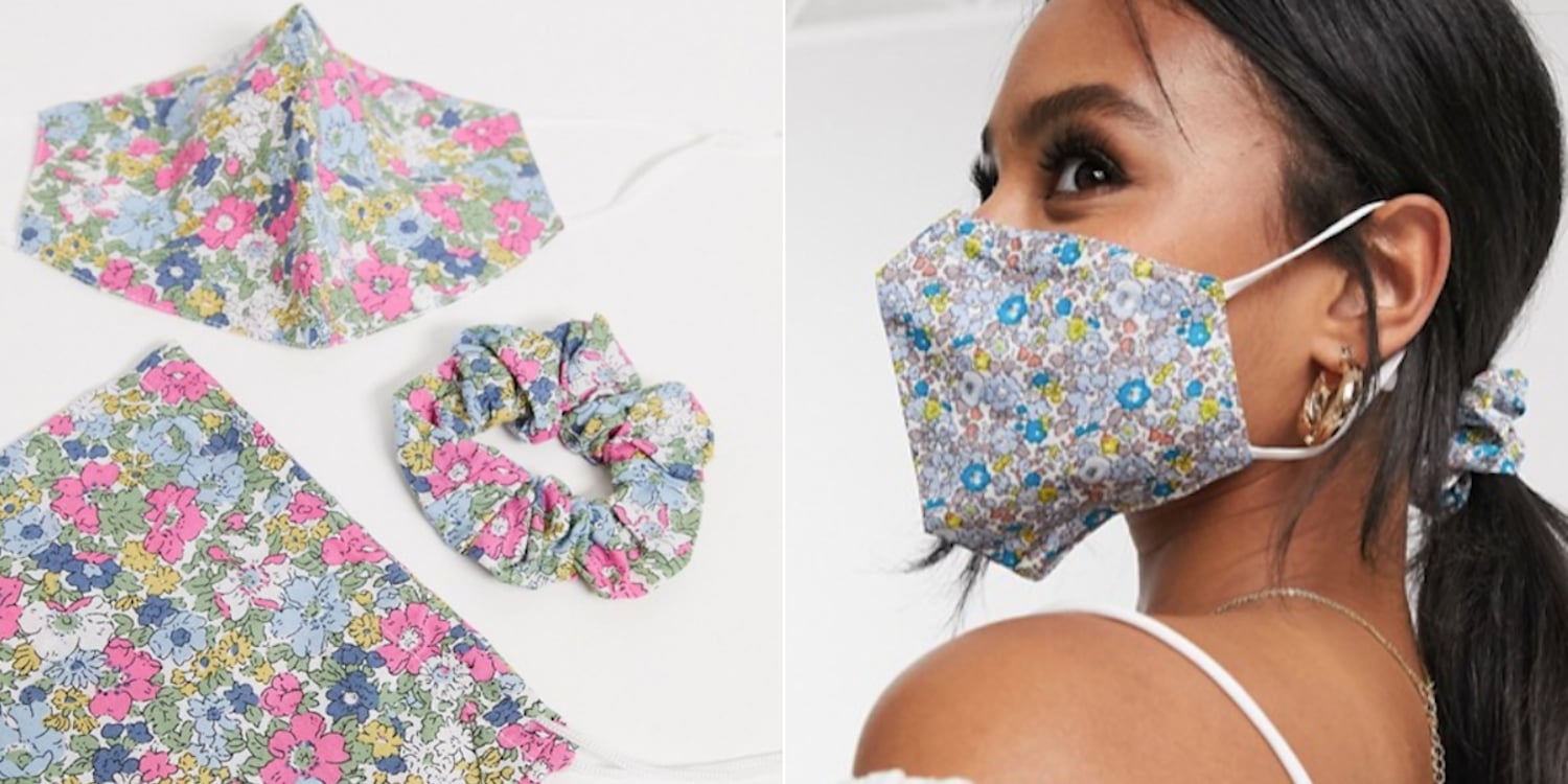 Reusable Face Mask and Scrunchie Set | PS Fashion