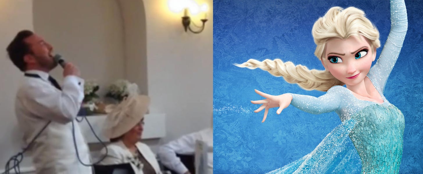 Frozen Let It Go Wedding Toast Popsugar Love And Sex
