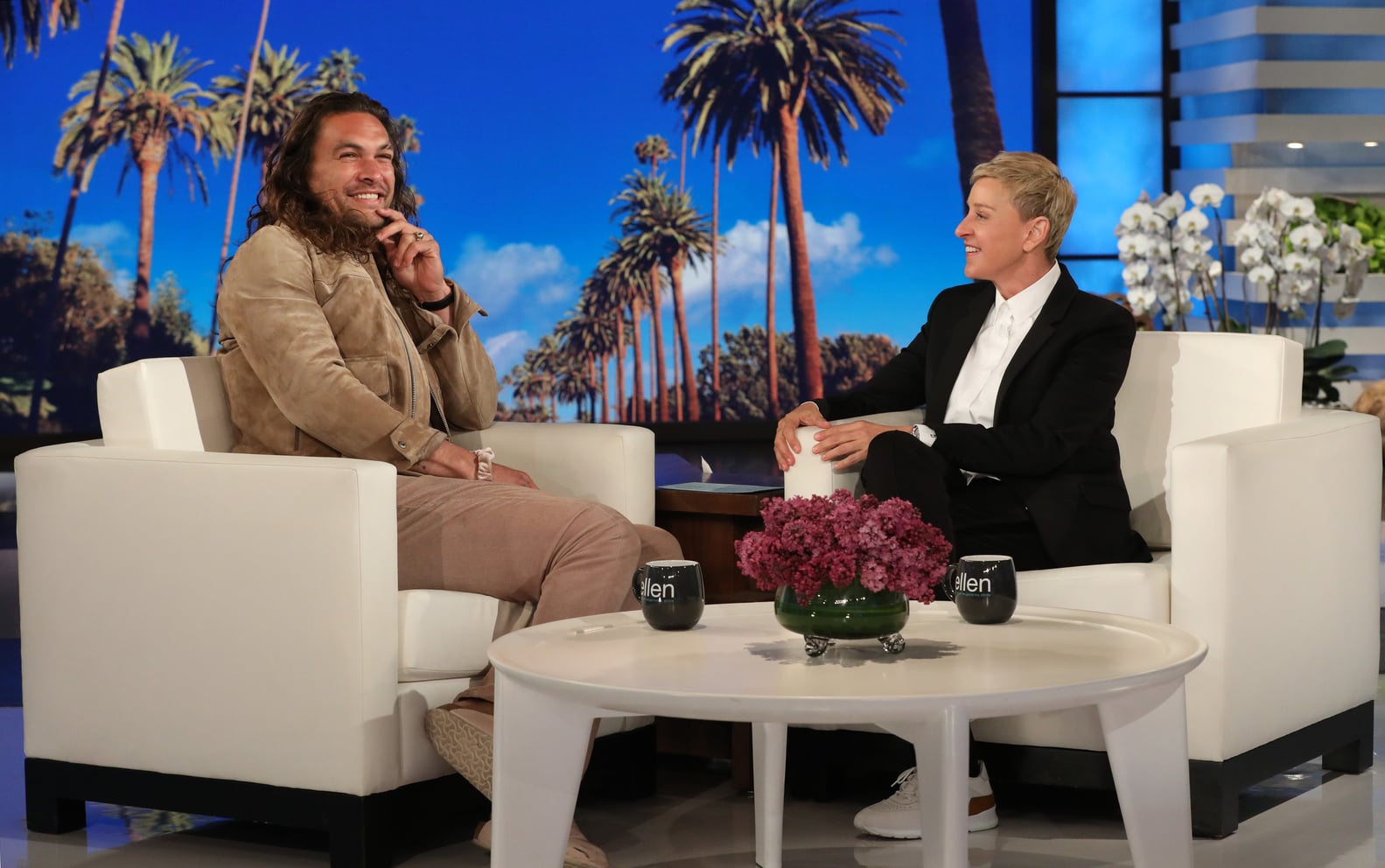 Jason Momoa on The Ellen DeGeneres Show Videos 2019 | POPSUGAR Celebrity