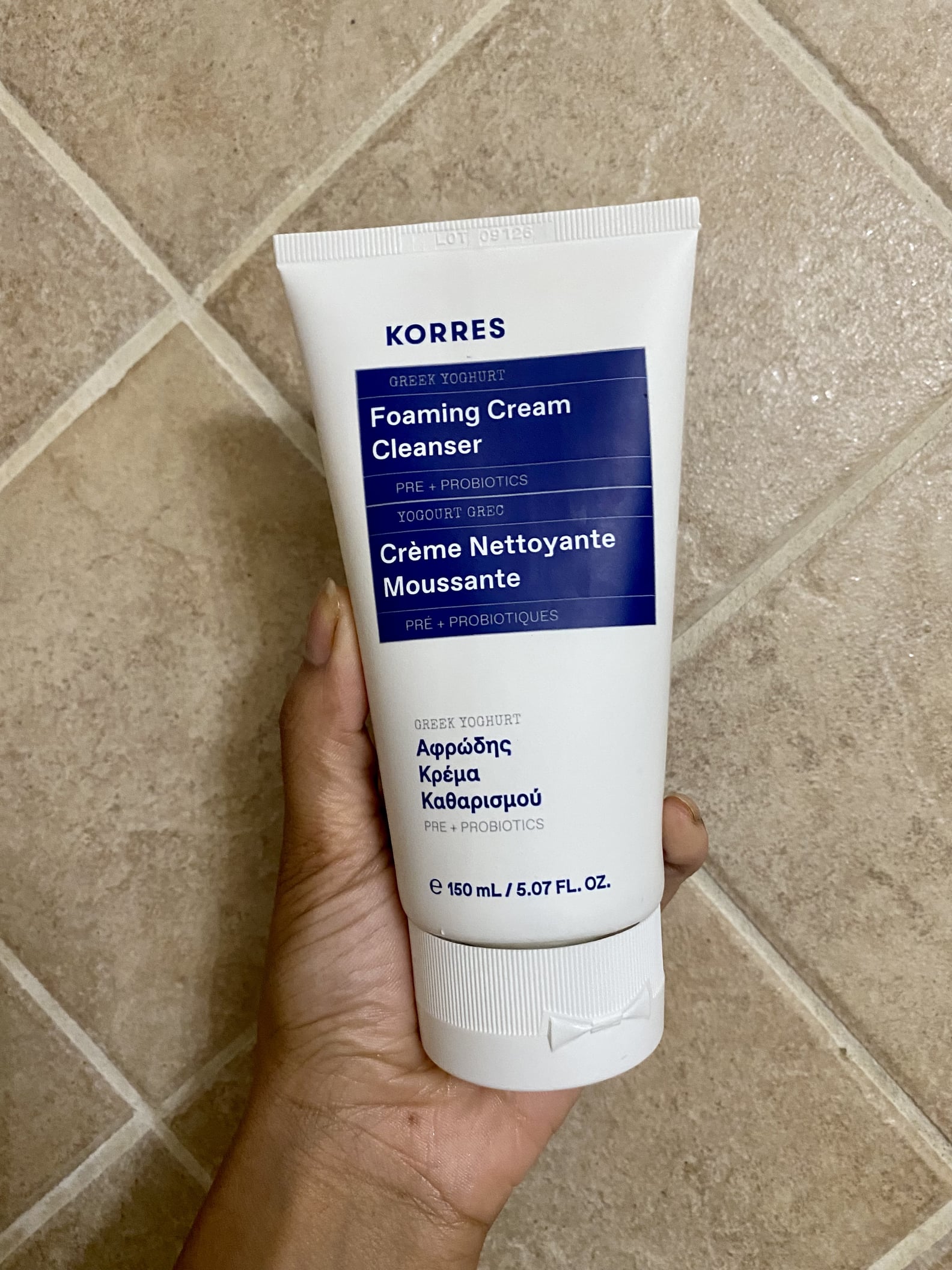 Korres Greek Yoghurt Foaming Cream Cleanser Review | PS Beauty
