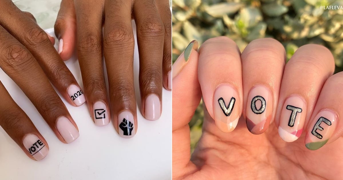 Vote Themed Nail Art to Wear For the Election 2020 | PS Beauty