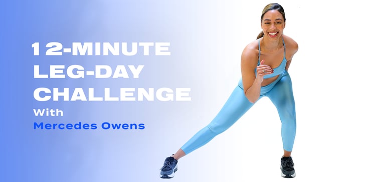 12-Minute Leg-Day Challenge | POPSUGAR Fitness
