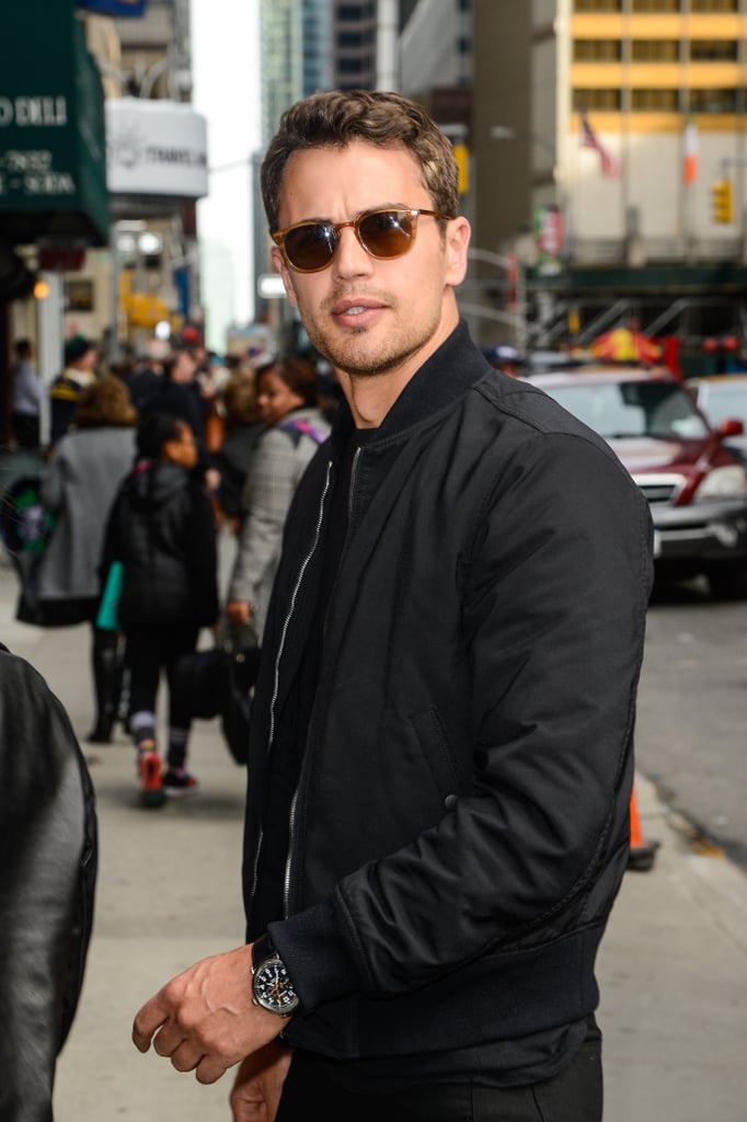 Theo James Out in NYC Photos March 2016 | POPSUGAR Celebrity