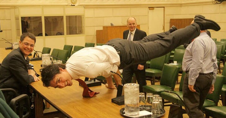 Justin Trudeau Doing Yoga Pose | POPSUGAR Fitness Justin Trudeau Doing Yoga Pose | POPSUGAR Fitness