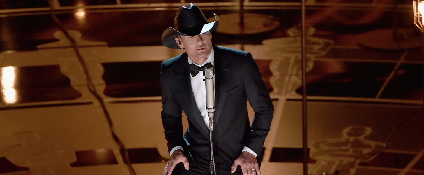 Tim McGraw Singing "I'm Not Gonna Miss You" at the Oscars | POPSUGAR ...