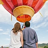 Hot Air Balloon Engagement Pictures | POPSUGAR Love & Sex