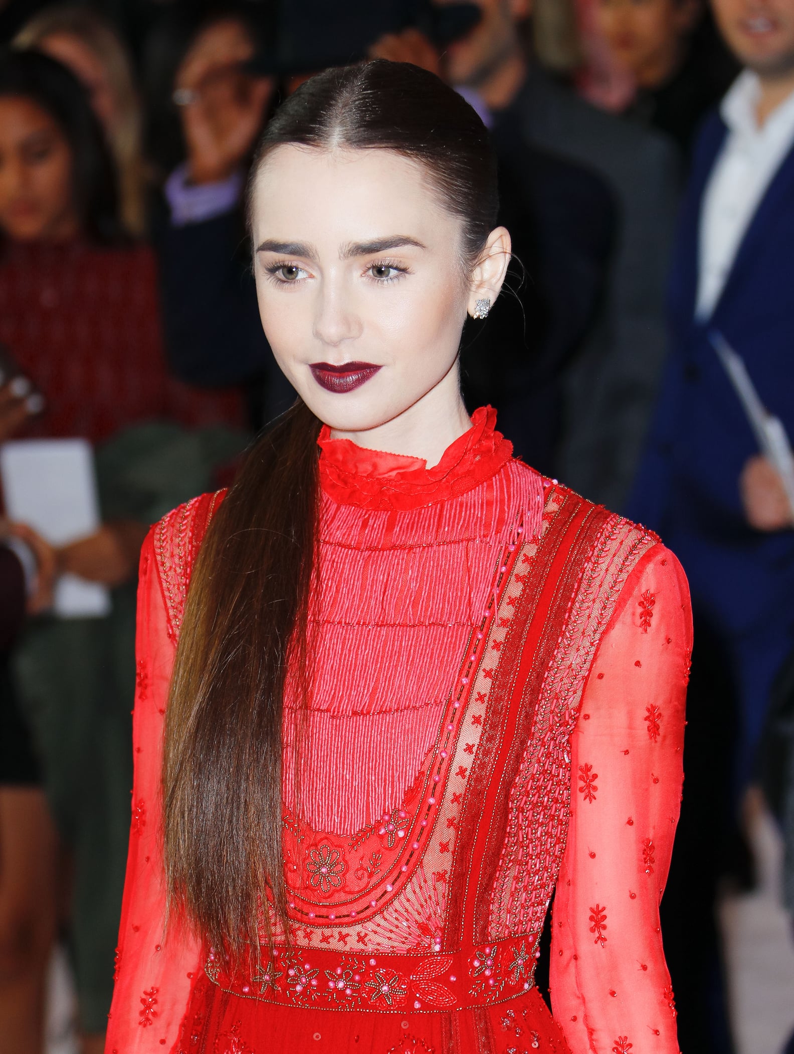 Lily Collins Best Red Carpet Beauty Looks | PS Beauty