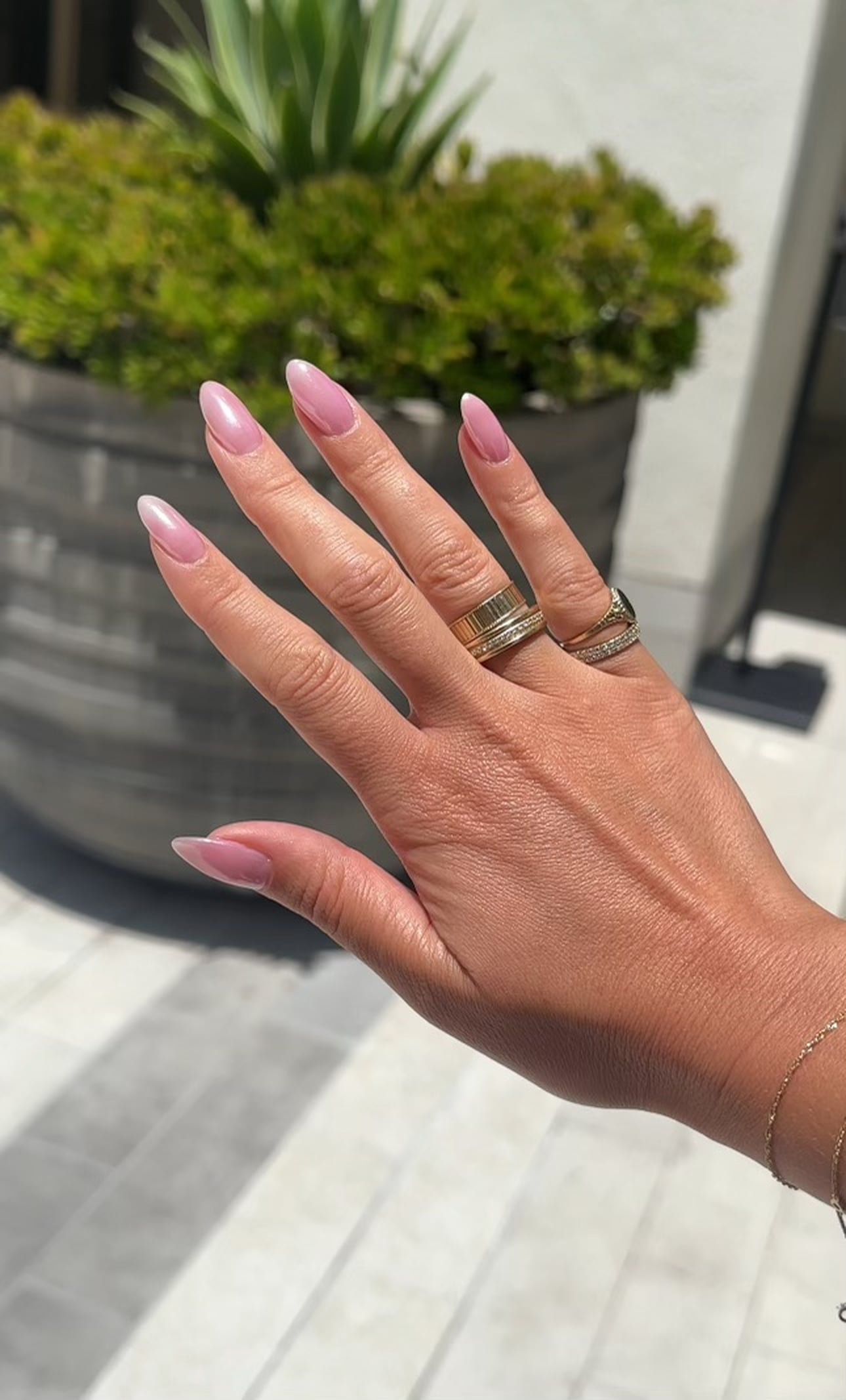 I Tried Hailey Bieber's Pink Jelly Glaze Nails: See Photos | PS Beauty