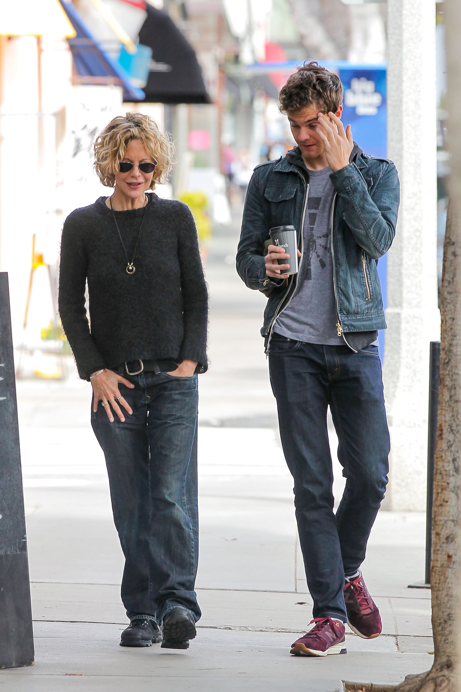 Meg Ryan and Son Jack in LA January 2016 | PS Celebrity