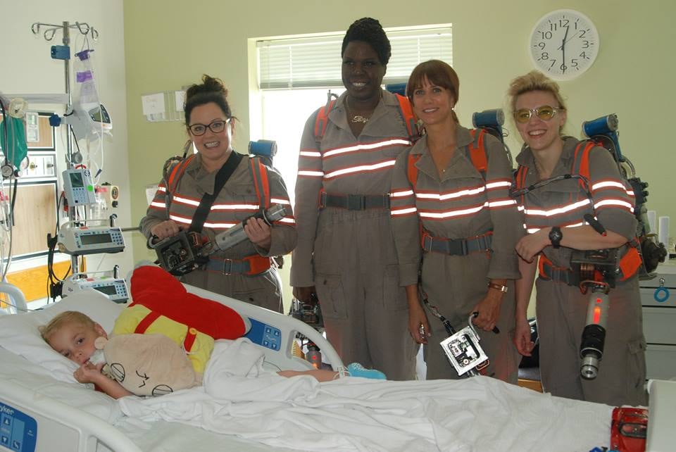 Female Ghostbusters Hospital Visit August 2015 | POPSUGAR Celebrity