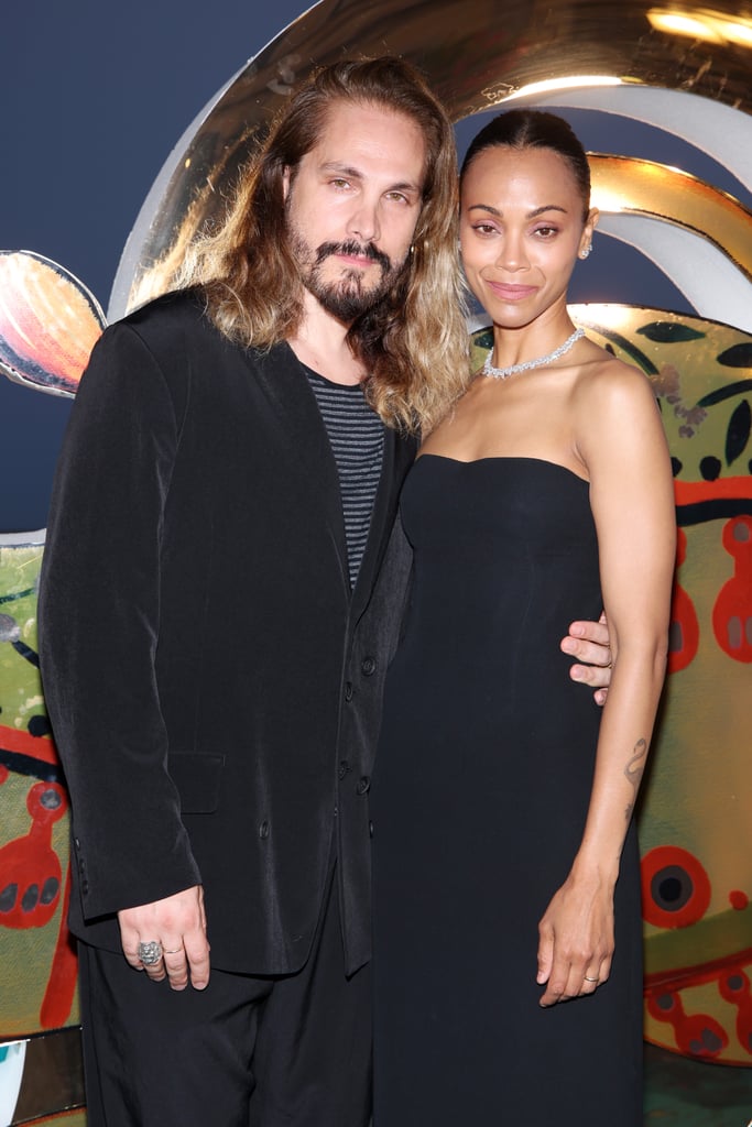 Zoe Saldaña and Marco Perego Kiss at Taormina Film Festival | POPSUGAR ...