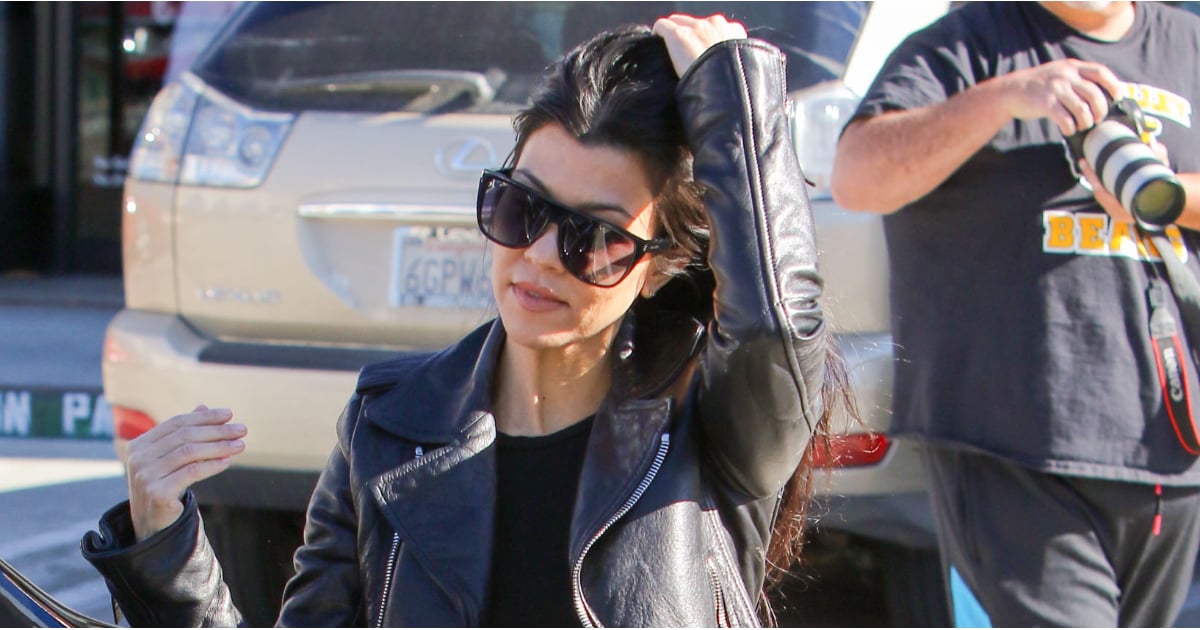 Kourtney Kardashian Showing Her Stomach in LA Pictures | POPSUGAR Celebrity