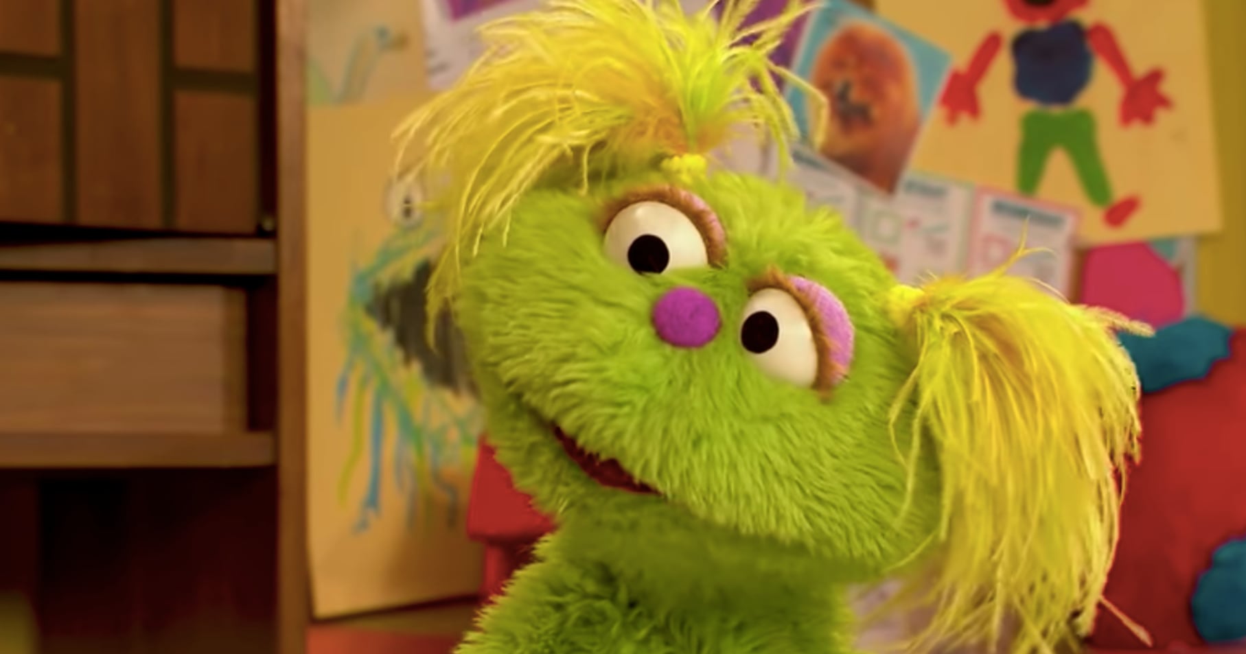 Character in Foster Care on Sesame Street | PS Family