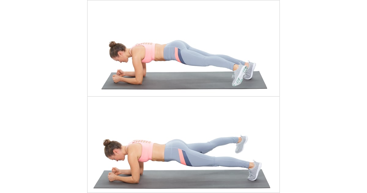 Elbow Plank With Side Step | Bodyweight Arm Workout | POPSUGAR Fitness ...