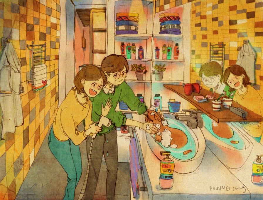 Korean Artist Puuung's Relationship Art | POPSUGAR Love & Sex