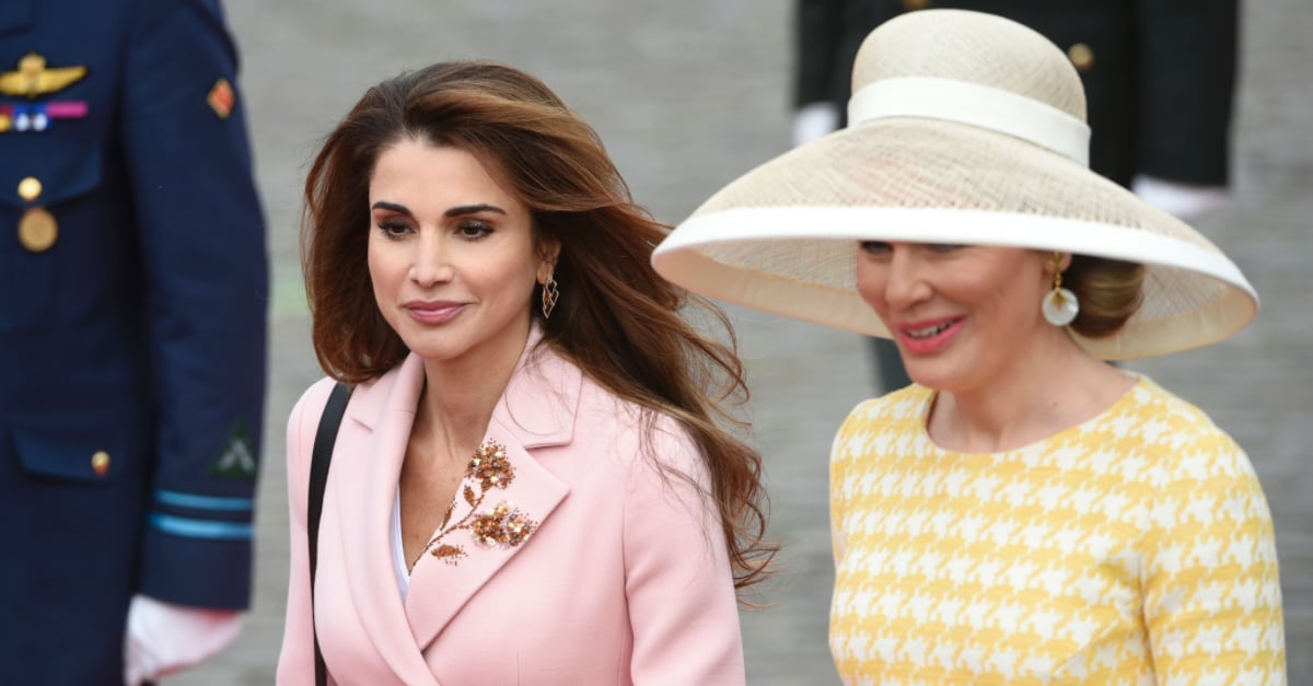 Queen Rania's Pink Coat May 2016 | PS Fashion