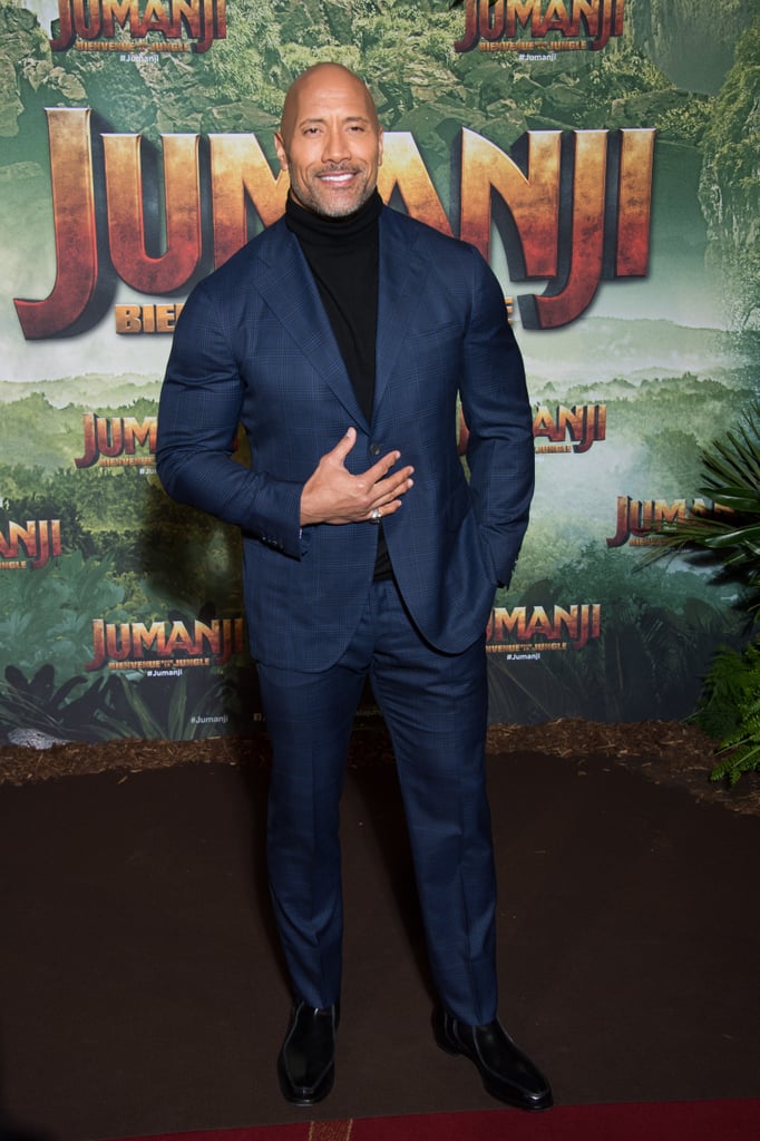 Dwayne Johnson on Jumanji Press Tour Pictures 2017 | POPSUGAR Celebrity