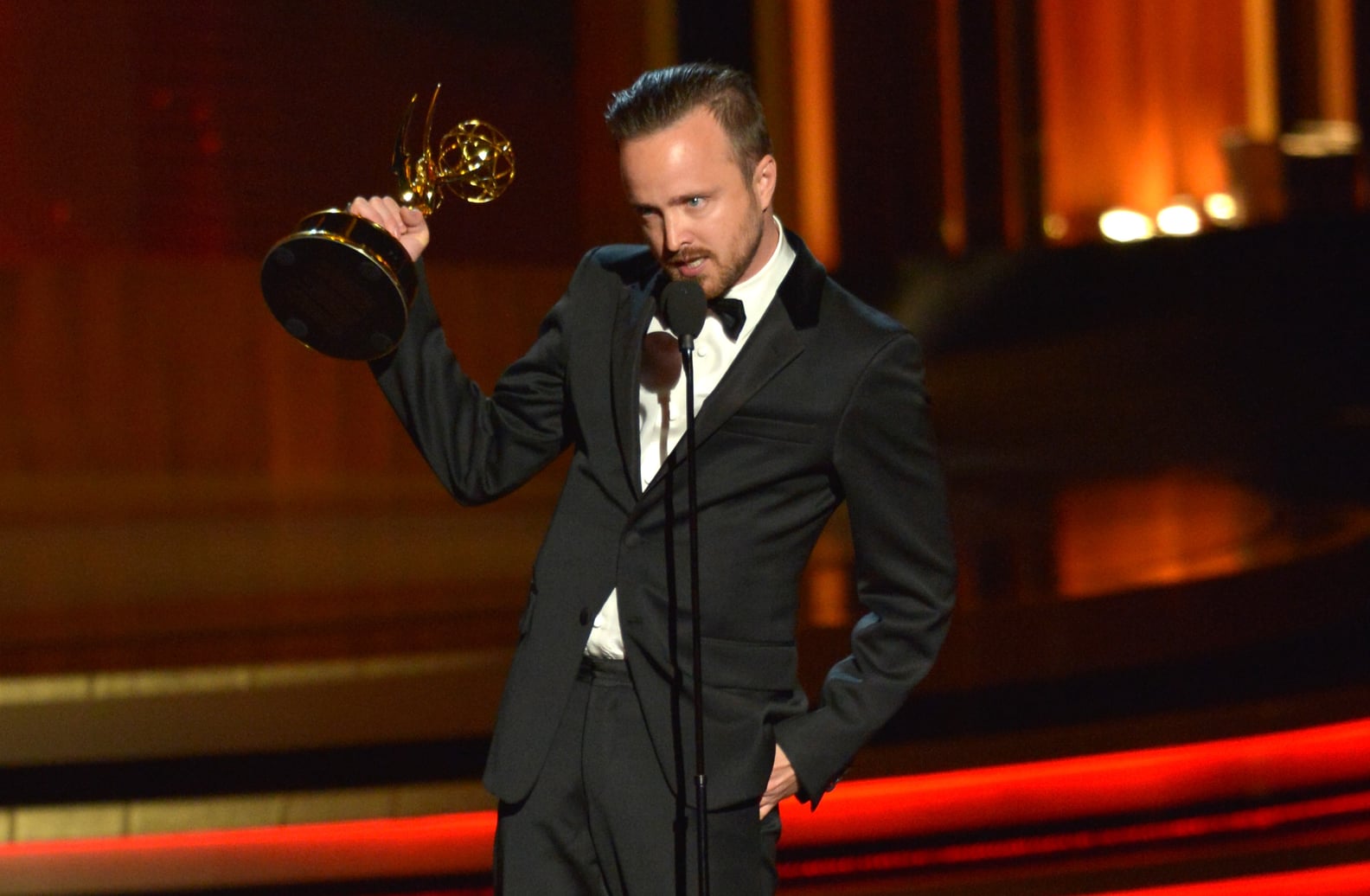 Aaron Paul's Emmys Acceptance Speech to His Wife | POPSUGAR Celebrity