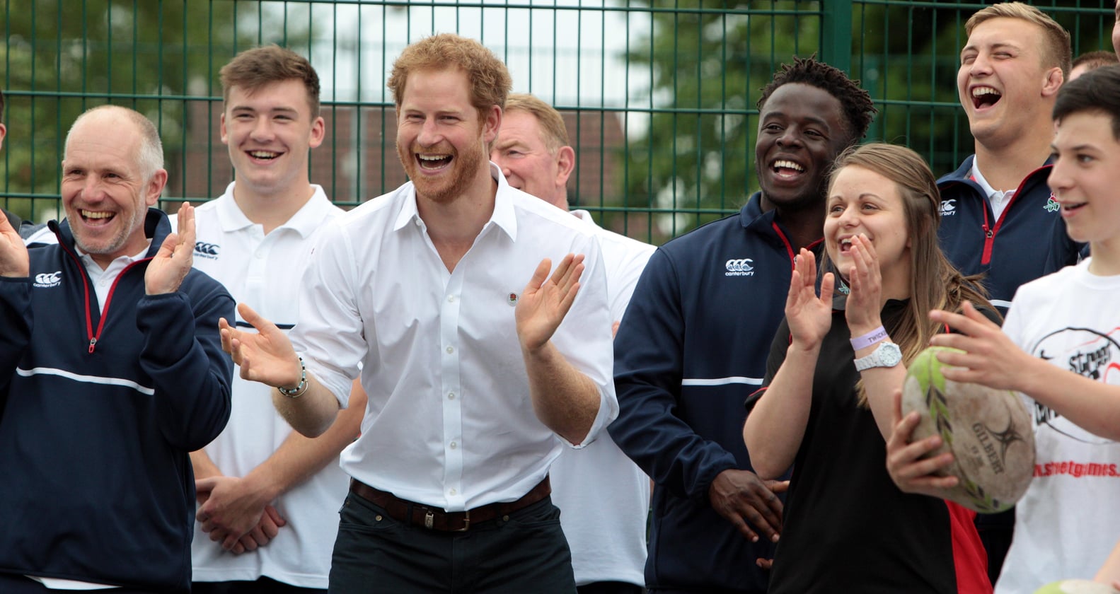 Prince Harry Visits RFU Community Rugby Programme June 2016 | PS Celebrity