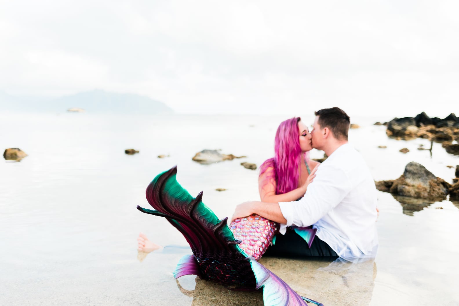 A Couple's Sexy Mermaid-Themed Photo Shoot | PS Love